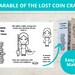 Parable of the Lost Coin, Bible Story Crafts, Parables of Jesus, Sunday ...