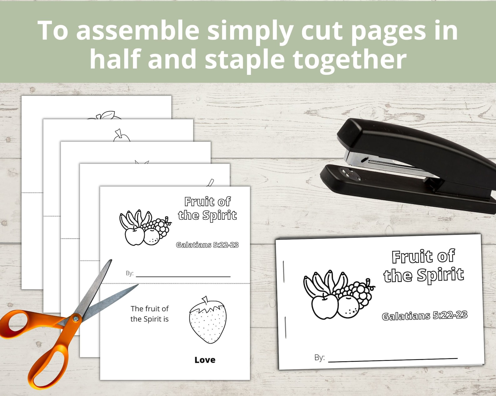 Fruit of the Spirit Activities, Love is Patient Love is Kind, Galatians ...