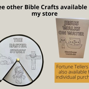 Bible Cootie Catcher, Cootie Catcher for Kids, Bible Story for Kids ...