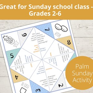 Last Supper Craft, Holy Week Printable, Sunday School Craft, Easter ...
