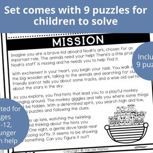 Bible Escape Room, Noahs Ark, Escape Room Kids, Sunday School ...