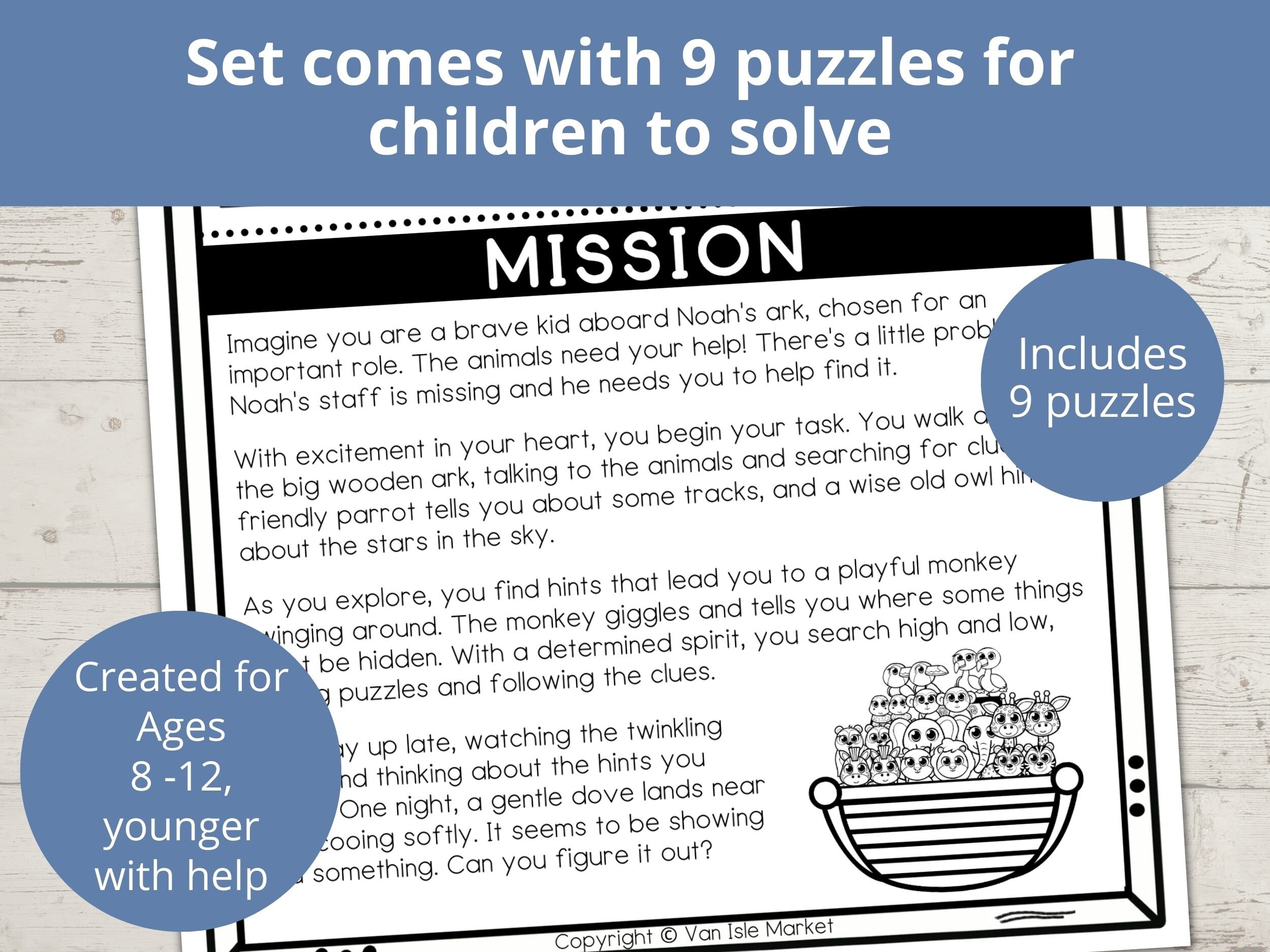 Bible Escape Room, Noahs Ark, Escape Room Kids, Sunday School ...