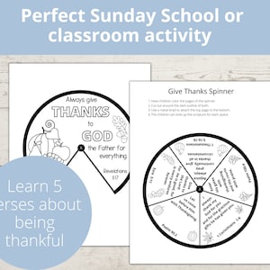 Give Thanks to the Lord, Thanksgiving Activities, Sunday School Craft ...