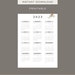 2023 Printable Black White Calendar, 2023 Simple Calendar, 2023 ...