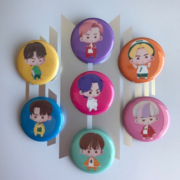Bts Buttons - Etsy