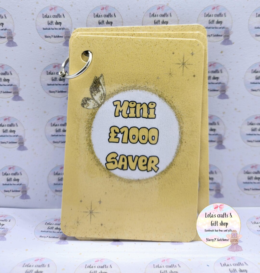 Mini 1000 Pound Savings Challenge, Saver | Budget Binder | Low Budget ...