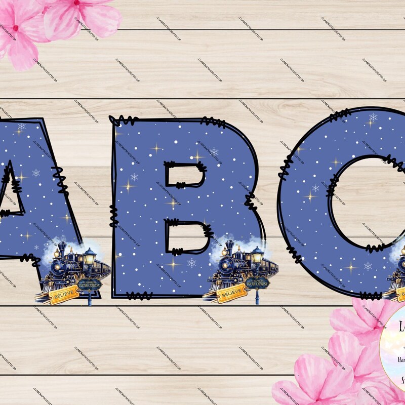 Polar Express Clip Art - Etsy