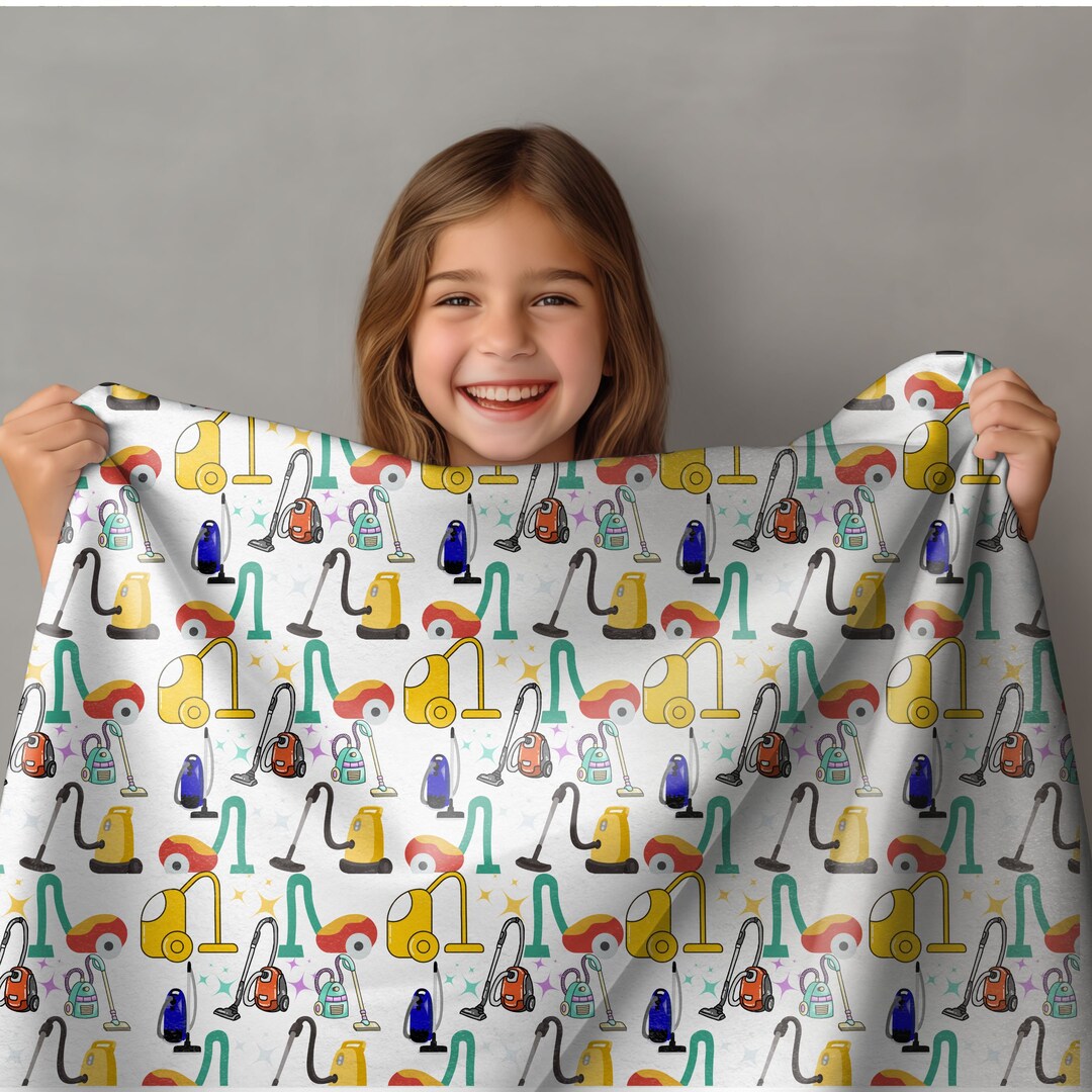 Kids Vacuum Blanket, Vacuum Cleaner Obssessed, Snuggle-worthy Blanket ...