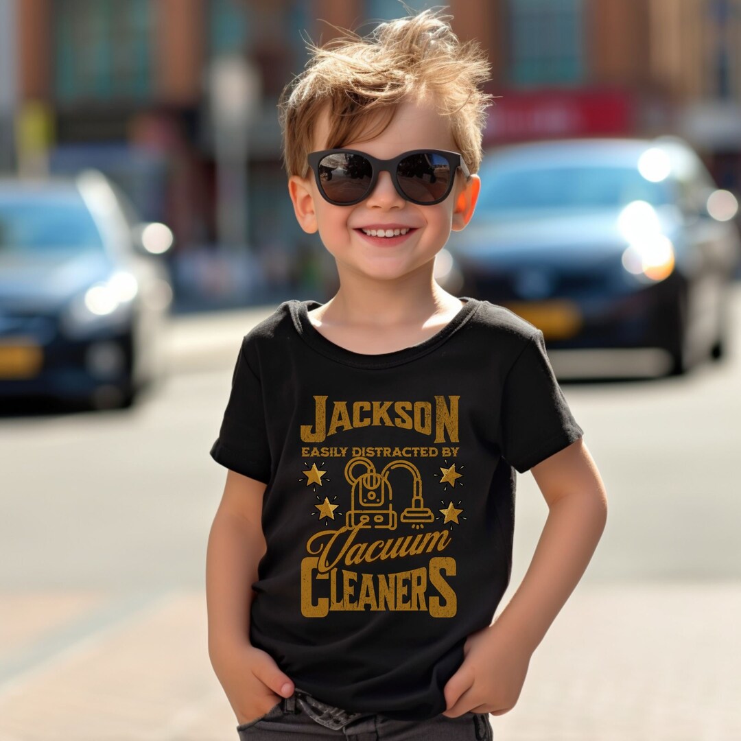 Boys Customized Vacuum Shirt, Boys Vacuum Shirt, Vacuum Cleaner Tee ...