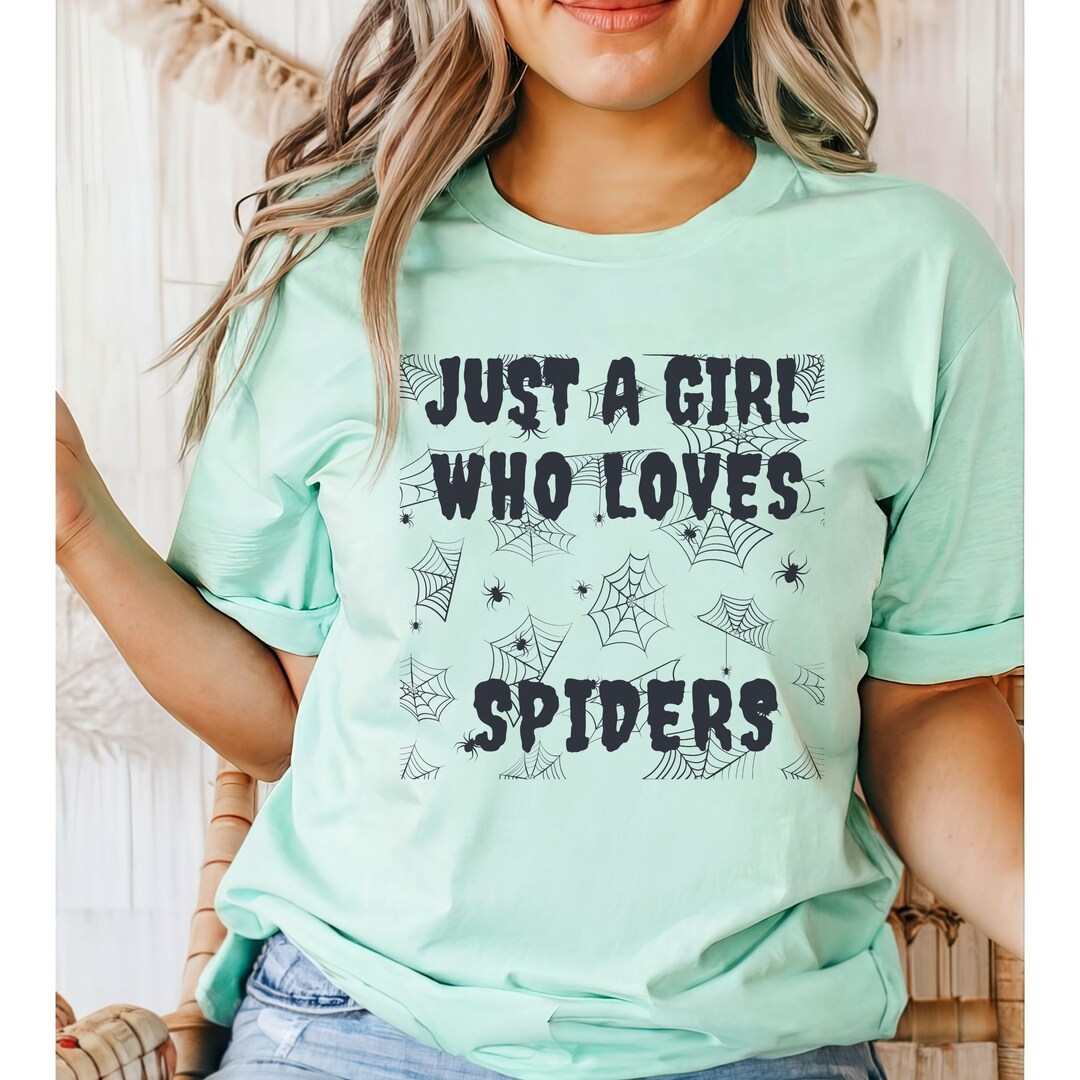 Halloween Spider T-shirt, Creepy Spider Shirt,arachnology Gift, Spider ...