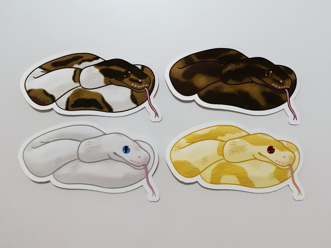 Ball Python Stickers - Etsy