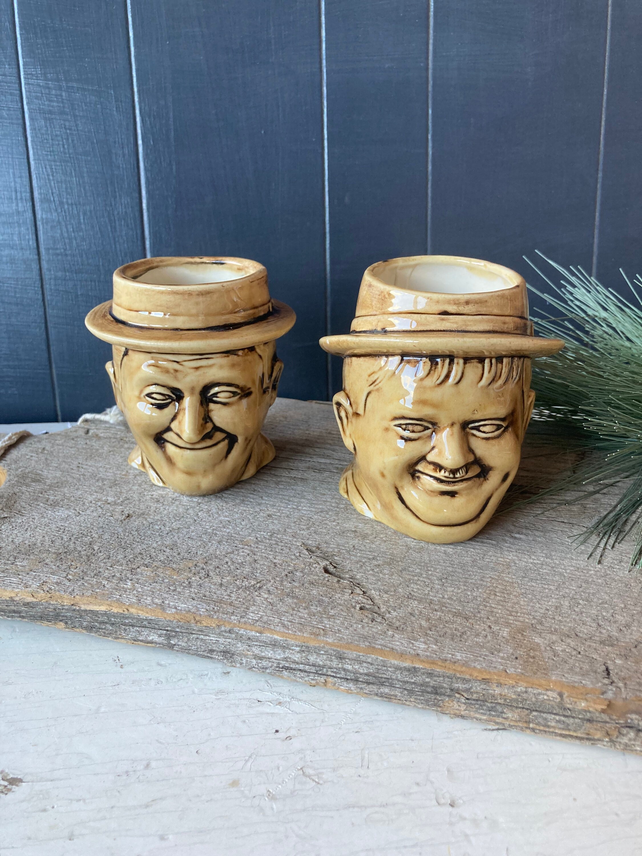 Duncan Laurel and Hardy Mug Set - Etsy
