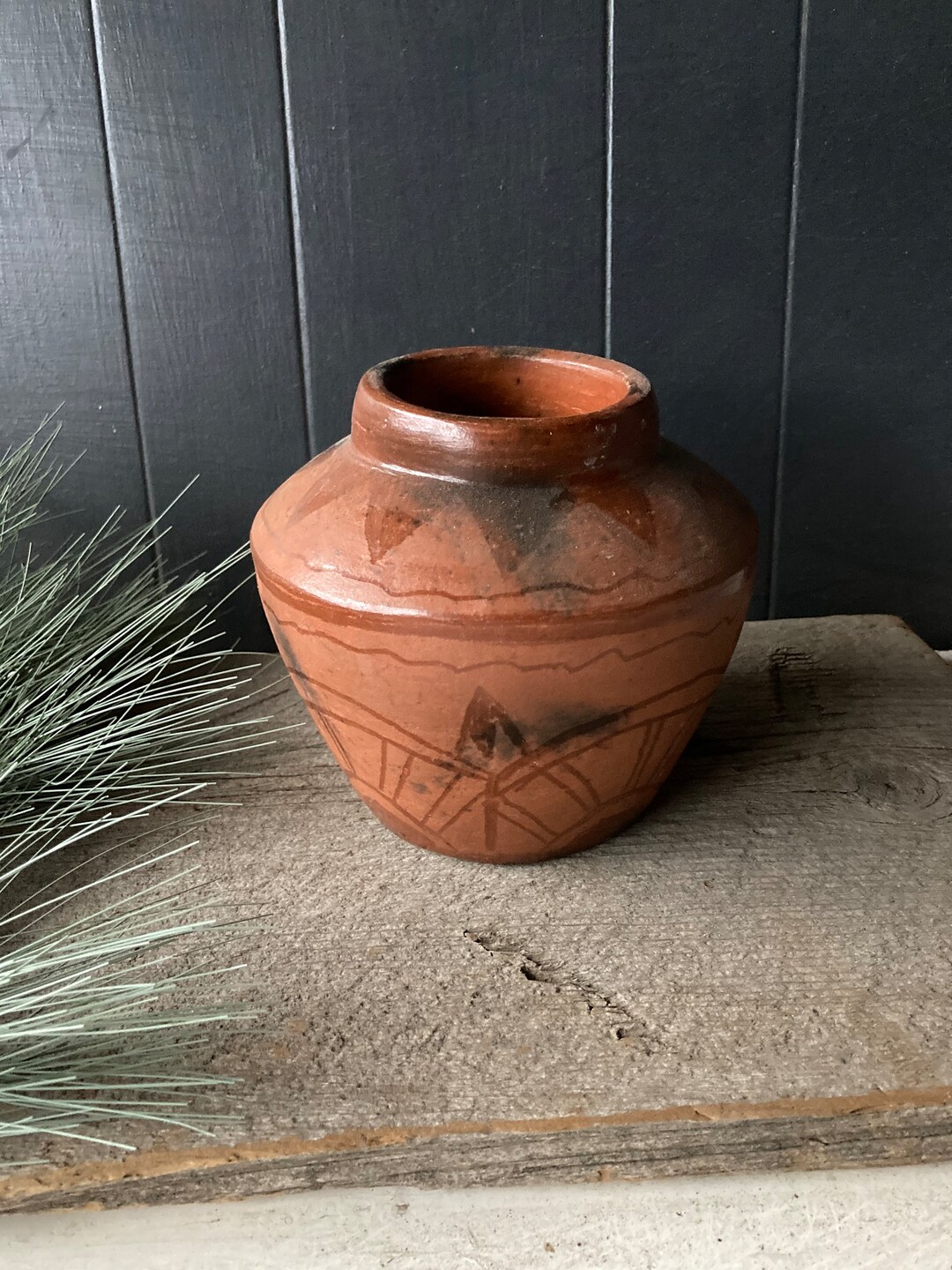 Red Clay Pot - Etsy