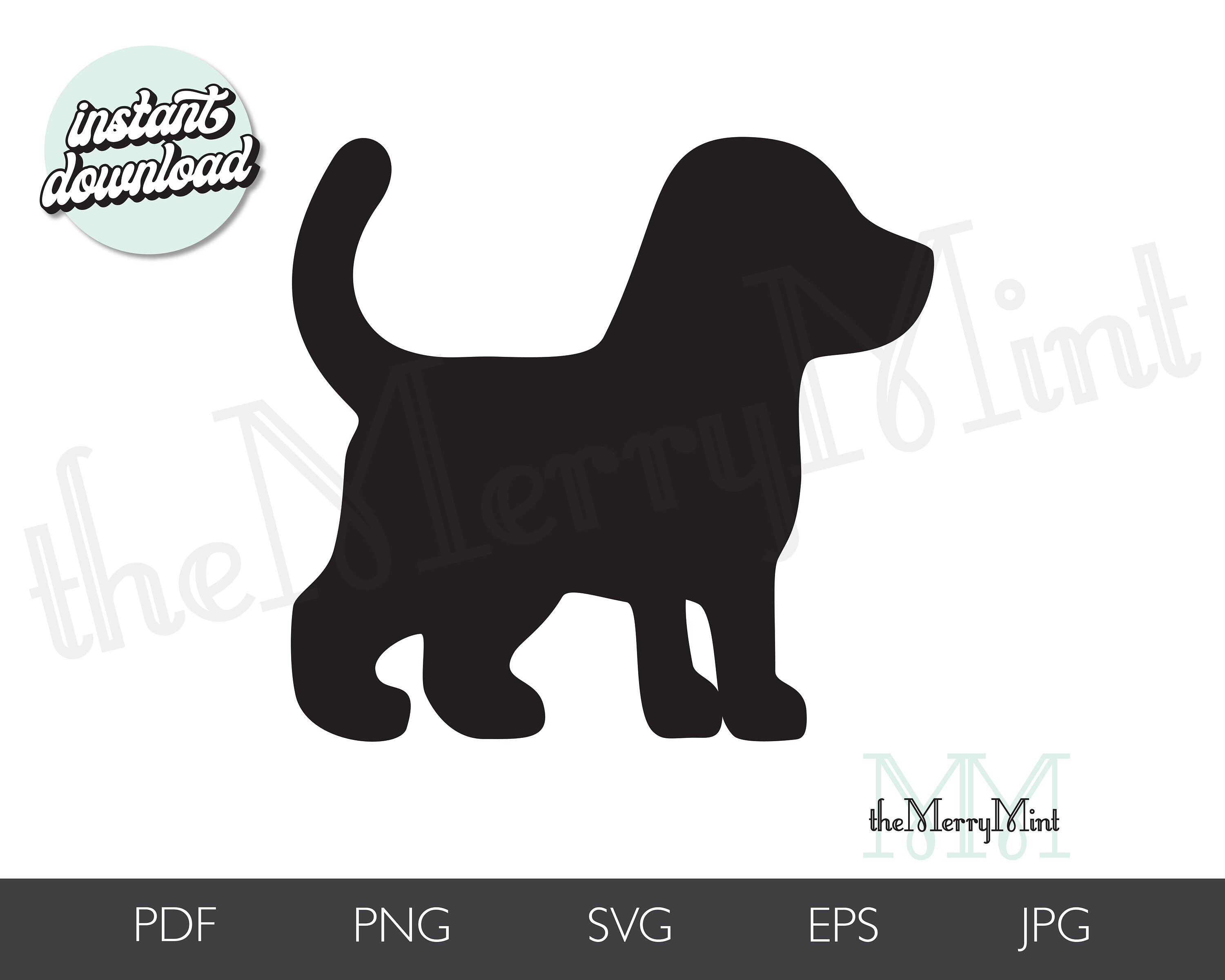 Puppy SVG File / Cut File for Cricut / Silhouette / Instant Download ...