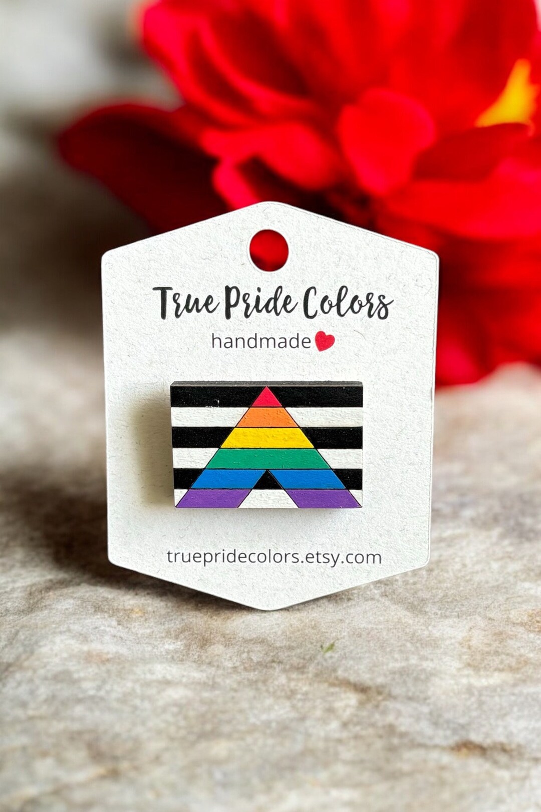 LGBTQ Ally Pride Flag Pin, Ally Pin, Ally Flag - Etsy