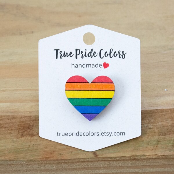 Heart Pin Etsy