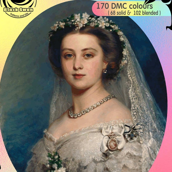 Queen Victoria Cross Stitch Pattern - Etsy