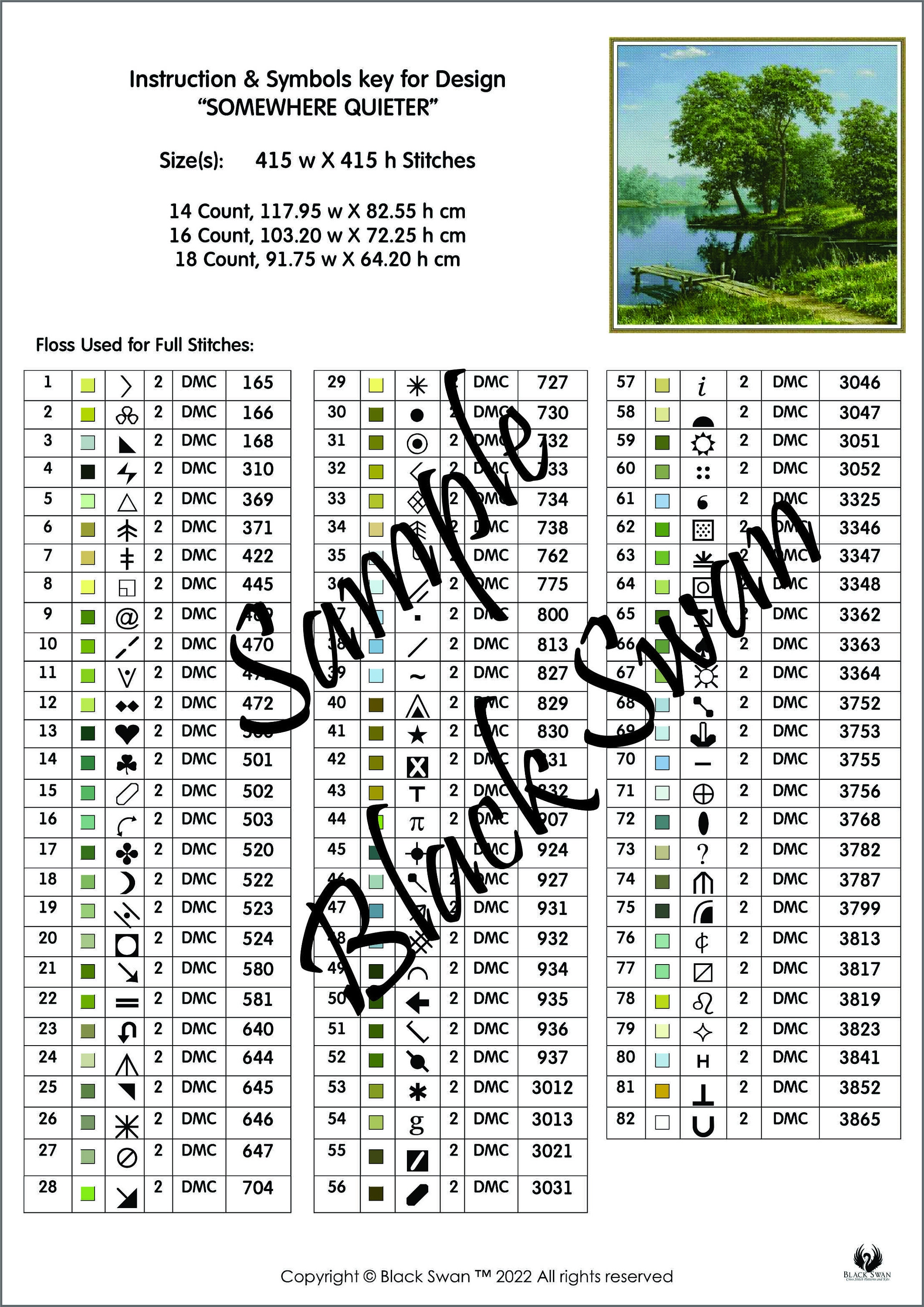Flower Crown Fantasy - Chart Counted Cross Stitch Pattern Craft PDF - Etsy