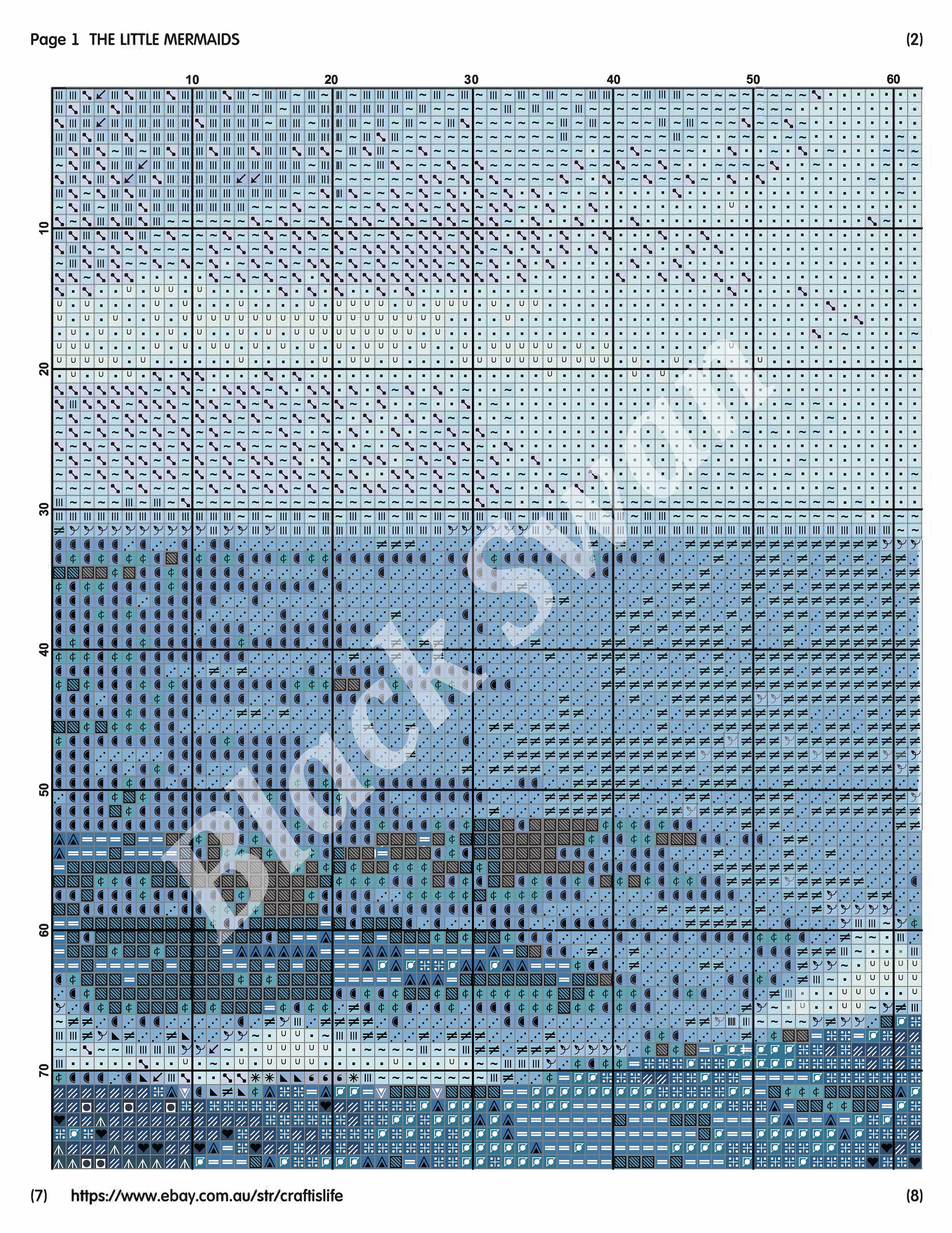 Native American Chart Counted Cross Stitch Pattern Craft PDF - Etsy