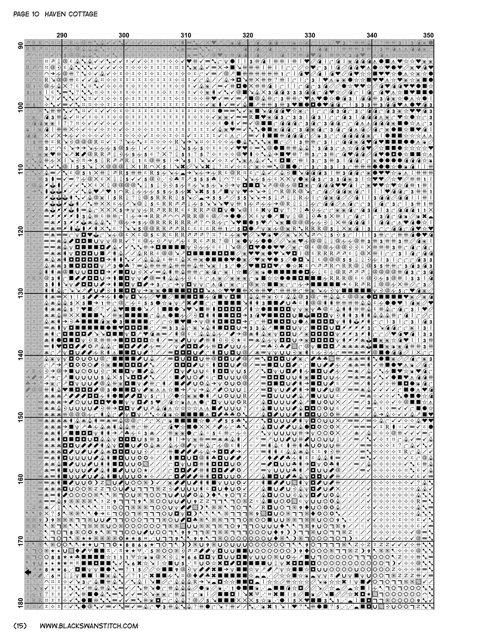 Haven Cottage - Chart Counted Cross Stitch Pattern Craft PDF - Etsy