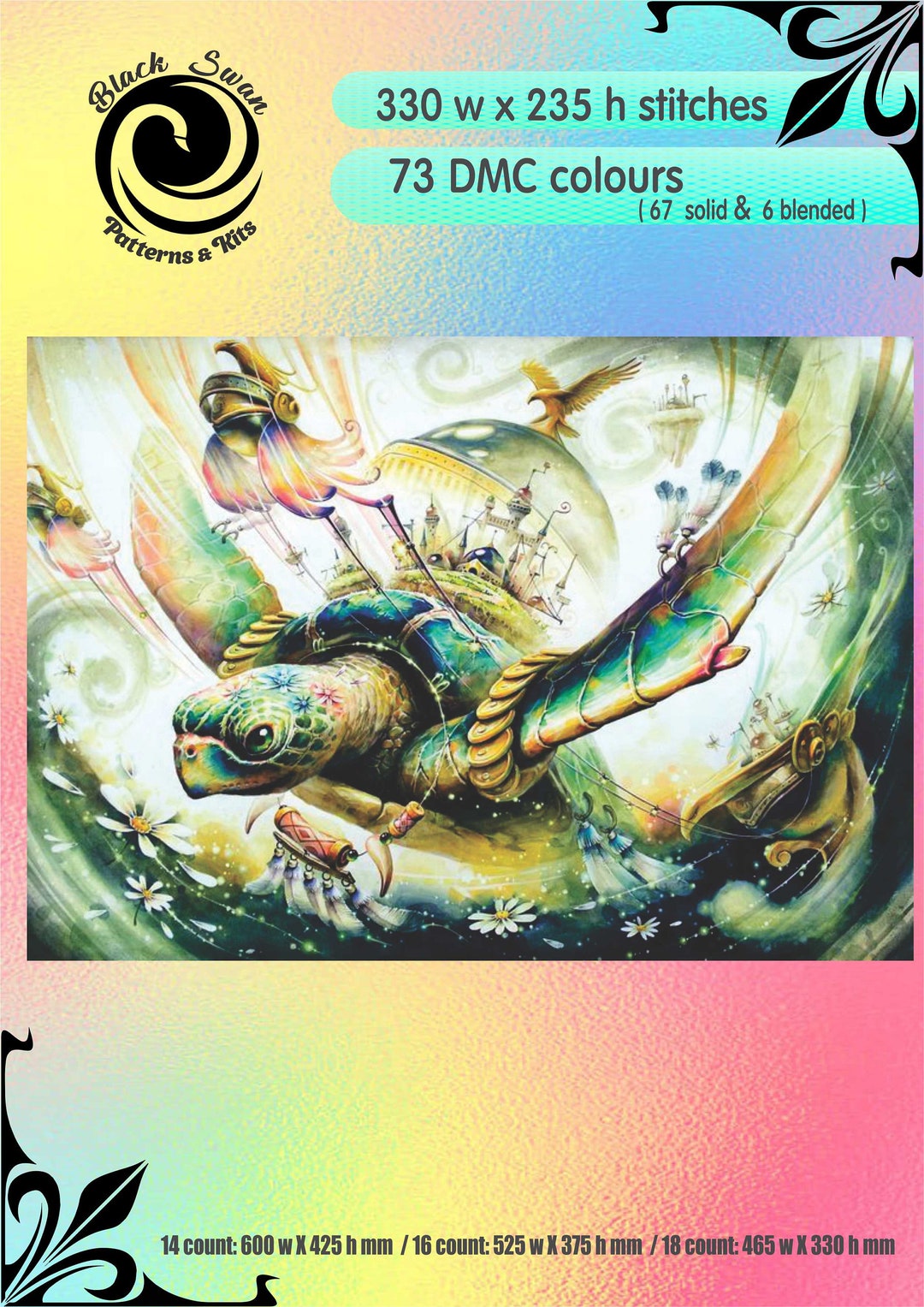 Eternity - Chart Counted Cross Stitch Pattern Craft PDF - Etsy