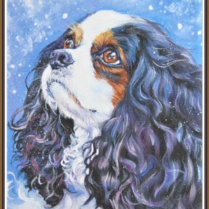 Cavalier King Charles Spaniel Cross Stitch Pattern (PDF) - Etsy