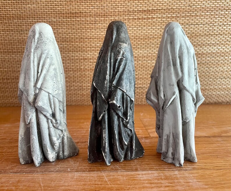 Cement Wizard Concrete Ghost Horror Halloween Fall Autumn Handmade JLK ...