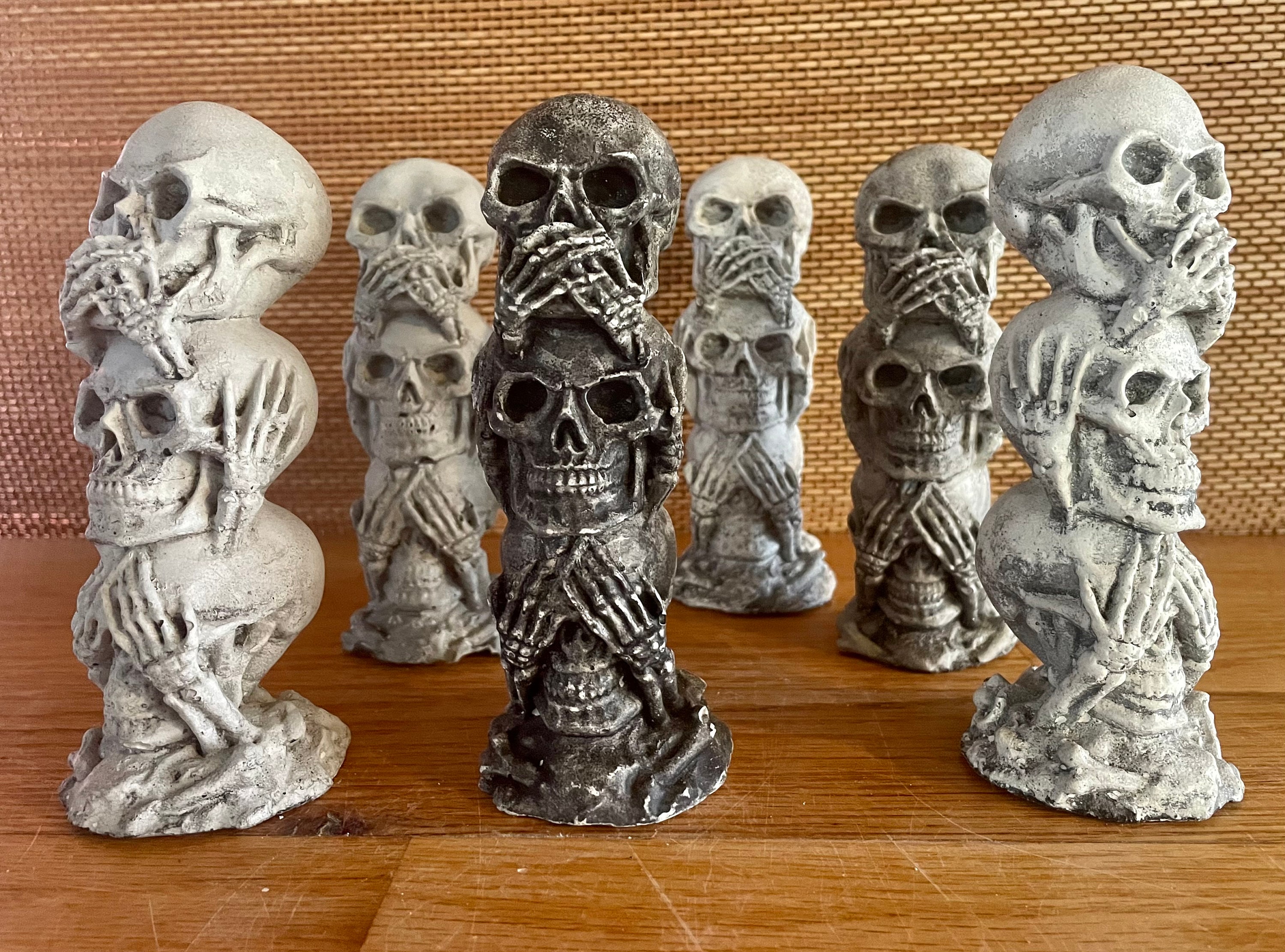 Cement Skull Concrete Skeleton Horror Skull Heads See - Etsy