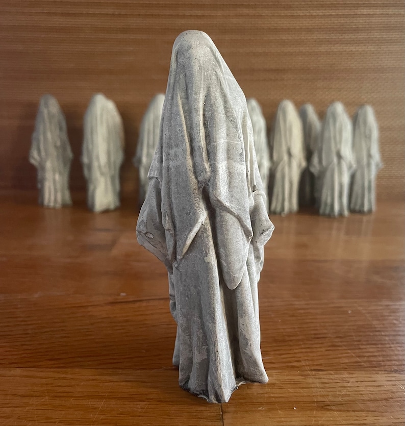 Cement Wizard Concrete Ghost Horror Halloween Fall Autumn Handmade JLK ...