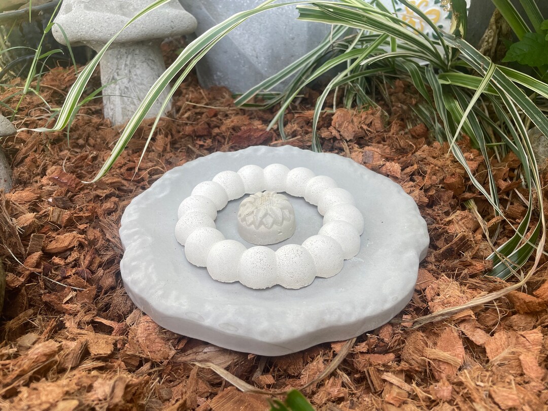 8 Cement Bee Watering Station Butterfly Puddler Dish Pollinator Garden ...