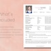 Actor Resume Template With Matching Headshot Templates | 8 X 10 Acting ...