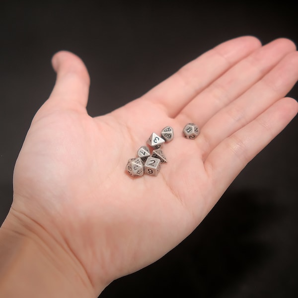 Solid Silver Dice - Etsy