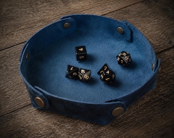 Leather Dice Tray/valet Tray Pattern, Pdf Download, Leathercraft Diy - Etsy