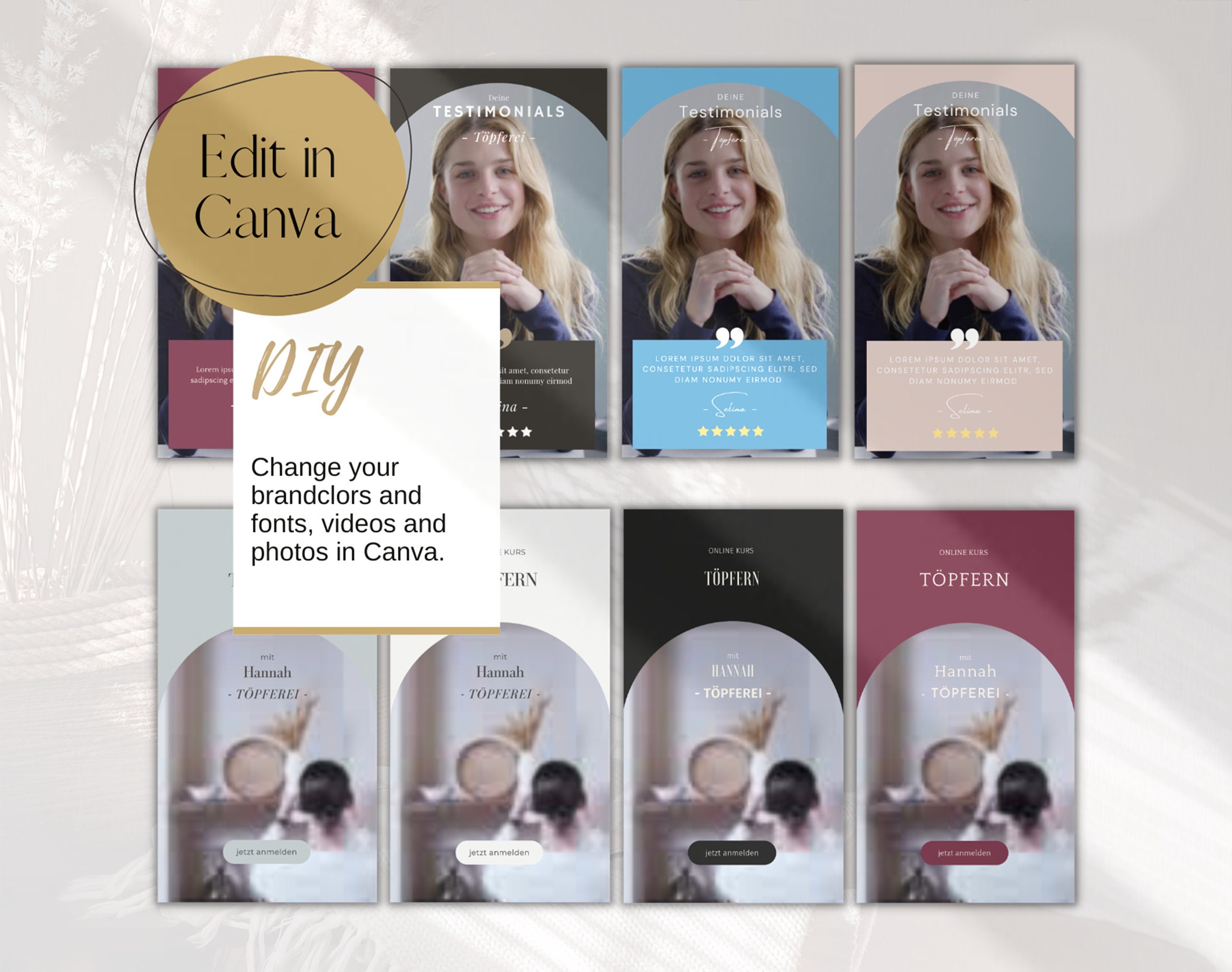 50 Animated Instagram Video Template Layout IG Branding Kit - Etsy