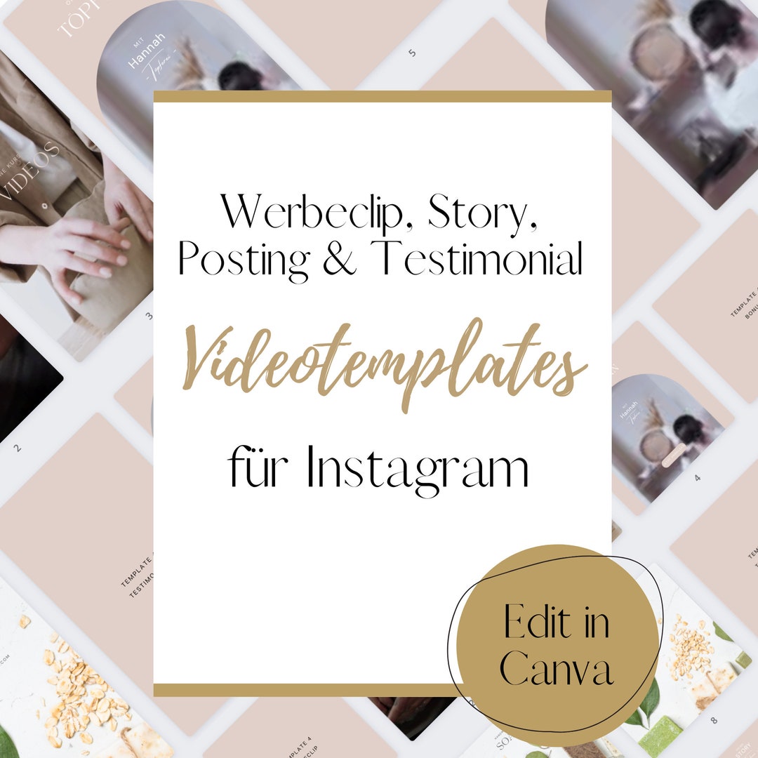 25 Animated Instagram Video Templates for Canva - DIY Promotion Ad ...