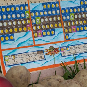 2023 Moon Phase Calendar for Connecting With Rhythm and Abundance - Etsy