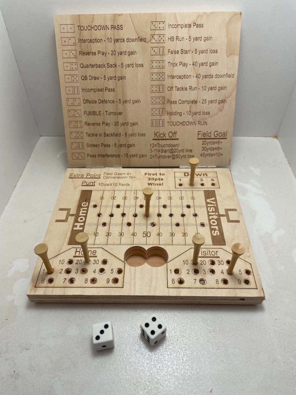 Dice Football | Etsy