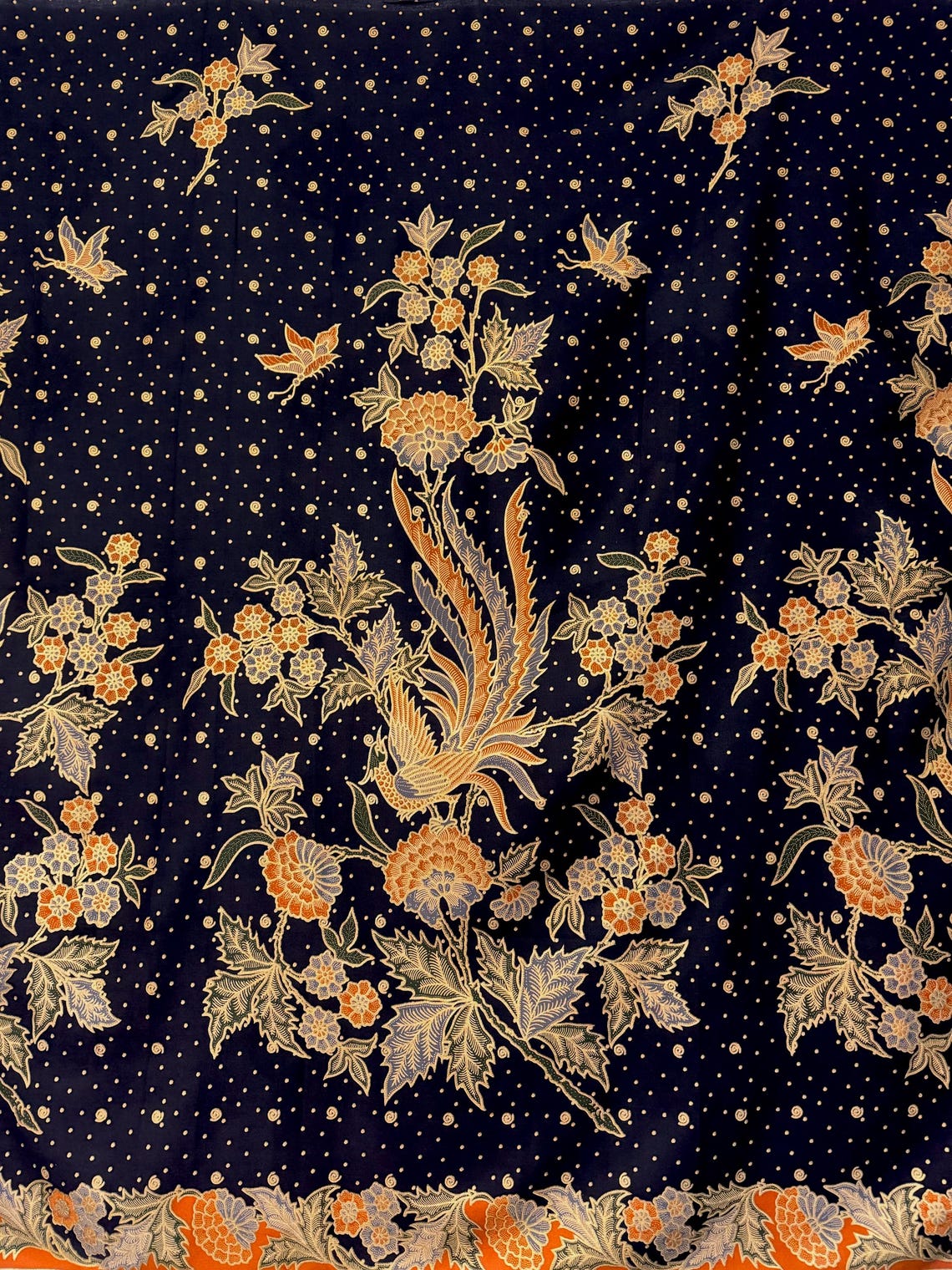 Indonesian Fabric Printing Rayon Fabric With Pattern Inspired by Batik ...