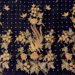 Indonesian Fabric Printing Rayon Fabric With Pattern Inspired by Batik ...