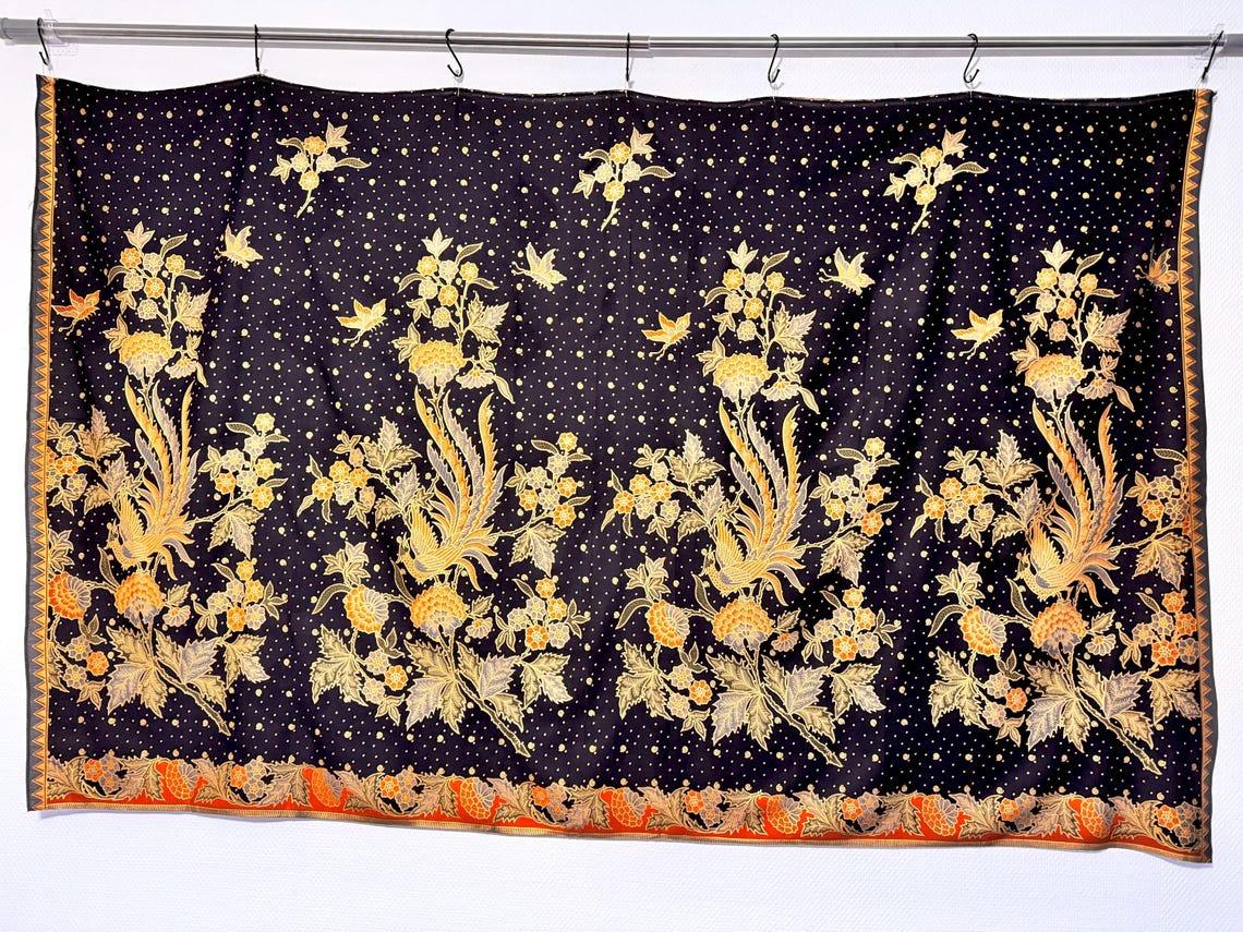 Indonesian Fabric Printing Rayon Fabric With Pattern Inspired by Batik ...