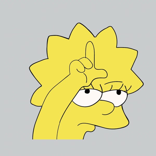 Lisa Simpson Decal - Etsy