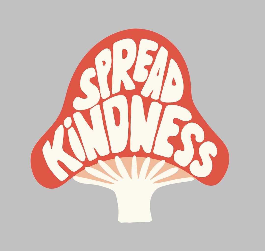 Sticker - Spread Kindness - Water Proof Laptop, Water Bottle, Phone ...