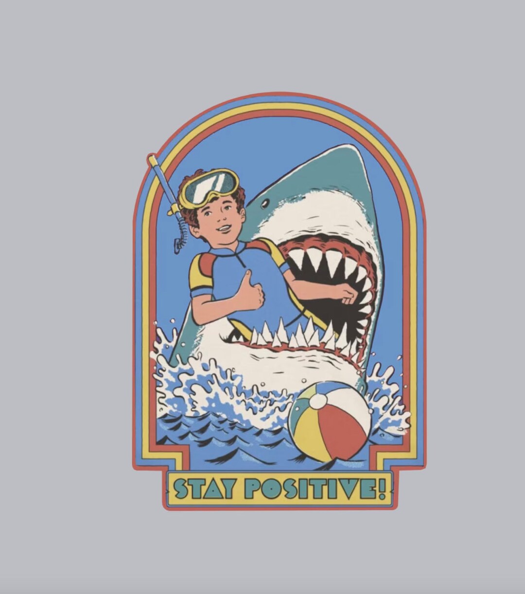 Sticker Stay Positive Sticker for Laptop, Mug, Tumbler, Car, Phone - Etsy
