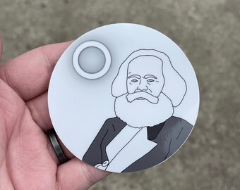 Karl Marx Sticker - Etsy