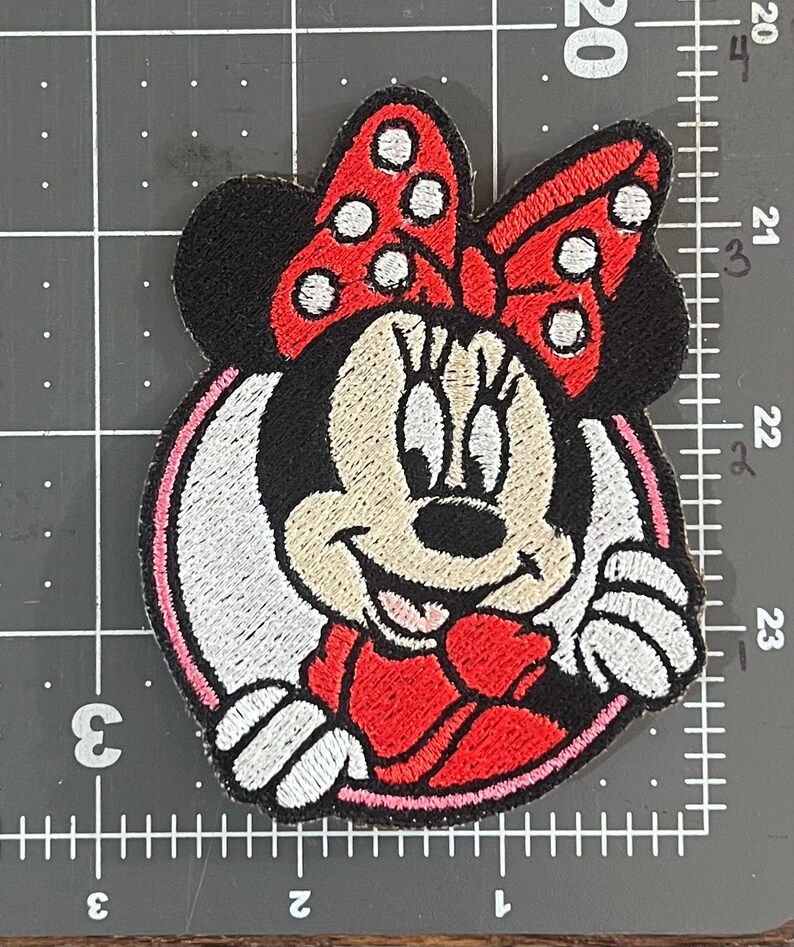 Minnie Mouse Patch, Disneyland Patches, Iron on Patch, Disney - Etsy