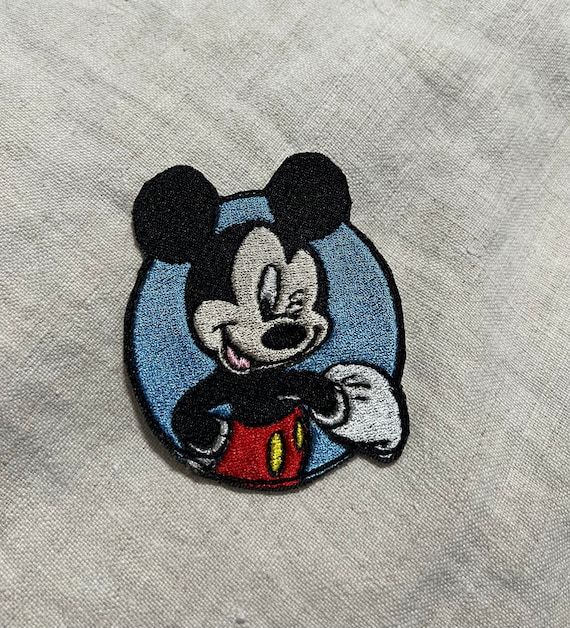 Mickey Mouse Iron on Patch - Etsy