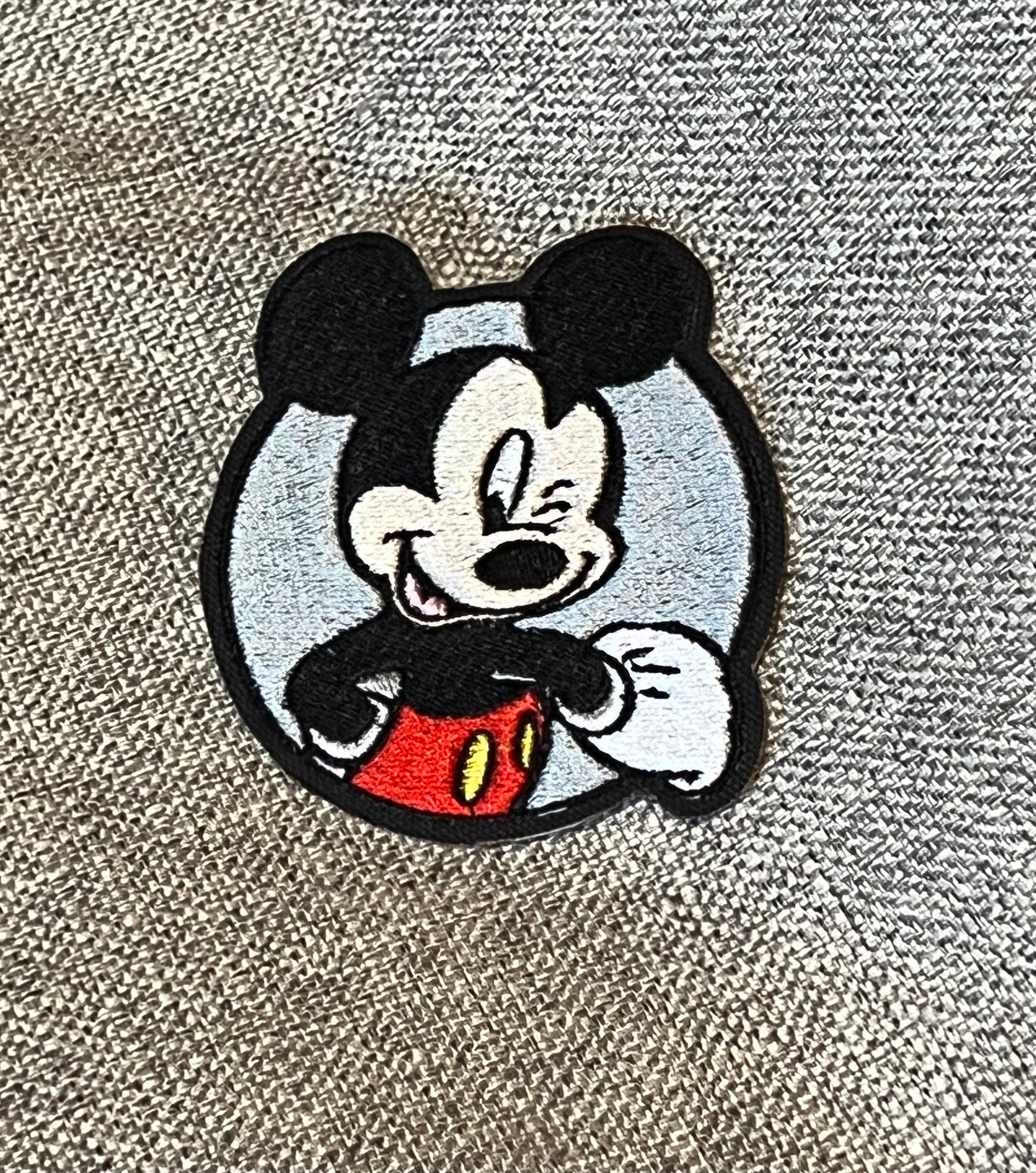 Mickey Mouse Iron on Patch - Etsy
