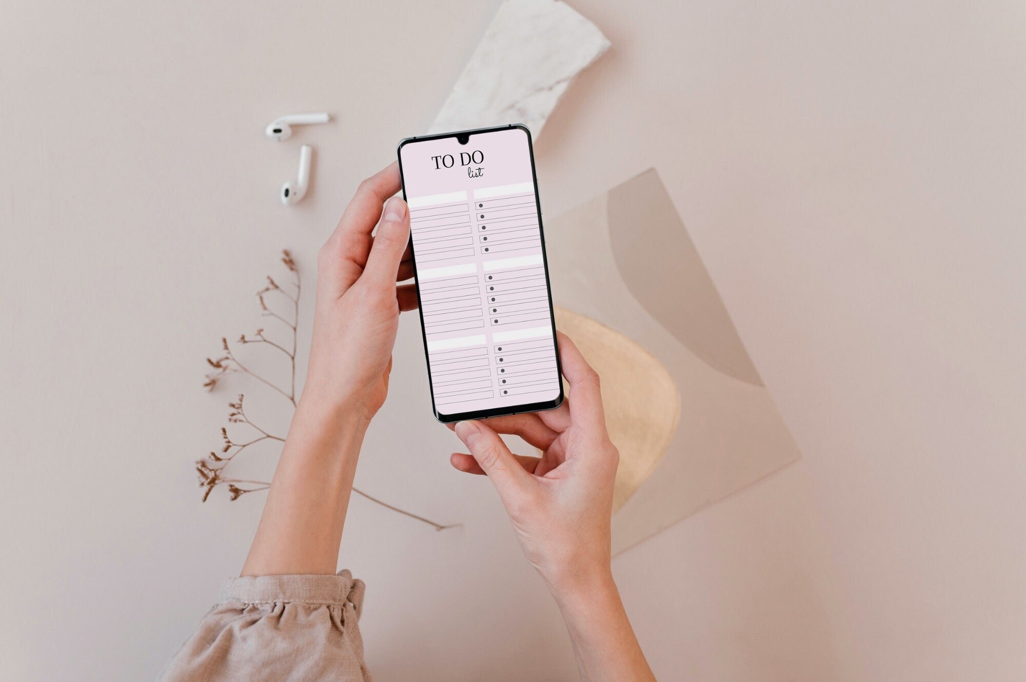 Minimalist to Do List, 10 Colors, Printable, Minimalist Organization - Etsy