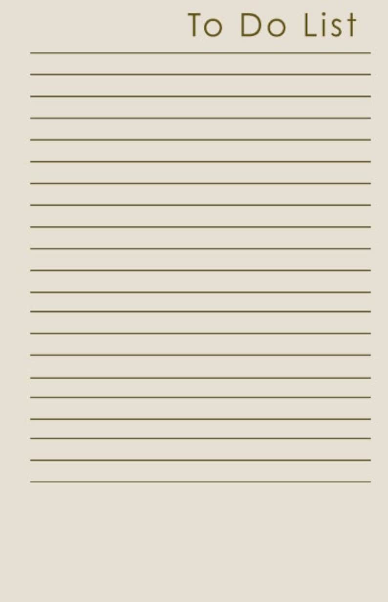 Minimalist to Do List Printable ,minimalist Organization - Etsy
