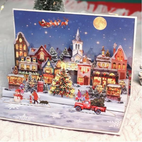 Light up Book Scene - Etsy UK